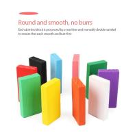China 2cm Automatic Domino Brick Laying Toy Train Puzzle Natural Colored for sale
