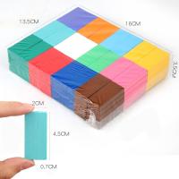 China Rainbow Colored Dominoes For Toppling Professor Puzzle Domino Rally for sale