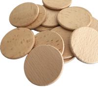 China Tree Bark 5cm Natural Wood Discs Circle Wood Slices Cutouts Ornaments for sale
