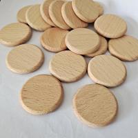 China Tree Bark 5cm Natural Wood Discs Circle Wood Slices Cutouts Ornaments for sale