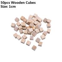 China Tree Pine 1.5cm Unfinished Wood Crafts Wooden Square Blocks for sale