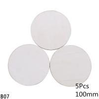 China Blank Painting 10cm Unfinished Wood Crafts Pine Wood Discs for sale