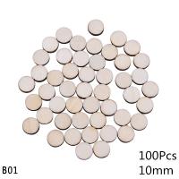 China Blank Painting 10cm Unfinished Wood Crafts Pine Wood Discs for sale