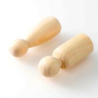 China Craft 100Pcs Wooden Peg Dolls Blank  ISO9001 Painting for sale