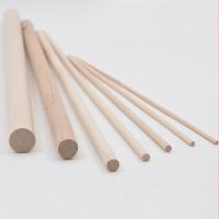 China Polished 4mm Unfinished Wood Crafts Long Round Wooden Sticks for sale