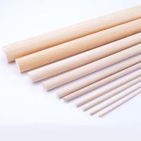 China Polished 4mm Unfinished Wood Crafts Long Round Wooden Sticks for sale