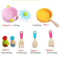 China Cooking 3cm Cosplay Wooden Miniature Kitchen Set Mini Wooden Kitchen Toy for sale