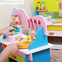 China Cooking 3cm Cosplay Wooden Miniature Kitchen Set Mini Wooden Kitchen Toy for sale