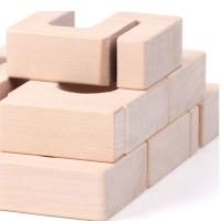China Balance Jenga Wooden Number Blocks Toys 16cm Jumbo Wooden Building Blocks for sale