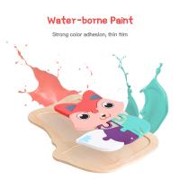 China Macaron 3D Wooden Block Puzzle Toys Wooden Animal Blocks for sale