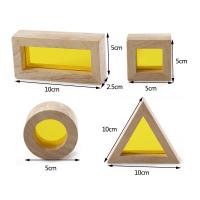 China Kids 8.66in Wooden Rainbow Stacker Pastel Rainbow Stacking Toy for sale