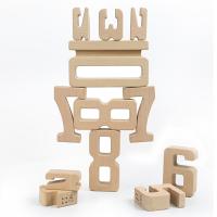 China Jenga Games Wooden Building Blocks Toy Number Montessori for sale
