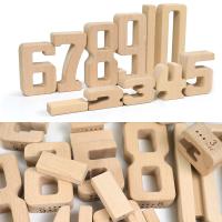 China Jenga Games Wooden Building Blocks Toy Number Montessori for sale