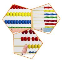 China Calculate 26Cm Wooden Math Toy Counting Beads Toy Abacus Educational for sale