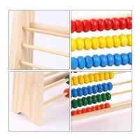 China Calculate 26Cm Wooden Math Toy Counting Beads Toy Abacus Educational for sale