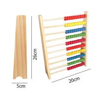 China Calculate 26Cm Wooden Math Toy Counting Beads Toy Abacus Educational for sale