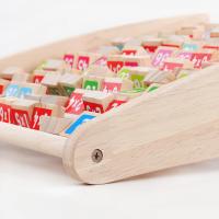 China Nontoxic Table Multiplication Montessori Arithmetic Toy Counting Wooden Blocks for sale