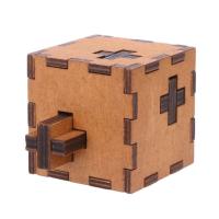 China ISO9001 Wooden Secret Puzzle Box For Kids Brain IQ Test for sale