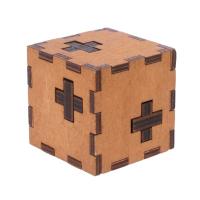 China ISO9001 Wooden Secret Puzzle Box For Kids Brain IQ Test for sale