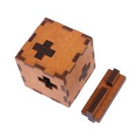 China ISO9001 Wooden Secret Puzzle Box For Kids Brain IQ Test for sale
