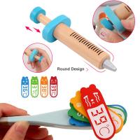 China OEM Portable Kids Simulation Wooden Toy Doctor Kit for sale