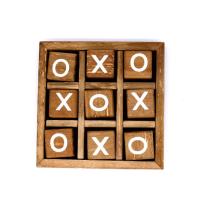 China Educational Parent Child Interaction Wooden XO Game for sale