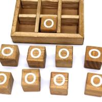 China Educational Parent Child Interaction Wooden XO Game for sale
