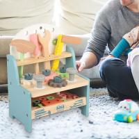 China Parent Child InteractiveWooden Workbench Tools For Intelligence Development for sale