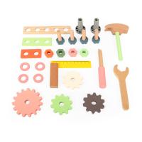 China Parent Child InteractiveWooden Workbench Tools For Intelligence Development for sale