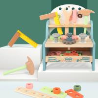 China Parent Child InteractiveWooden Workbench Tools For Intelligence Development for sale