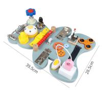 China Educational Wooden Montessori Busy Board For Toddlers for sale