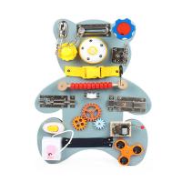 China Educational Wooden Montessori Busy Board For Toddlers for sale