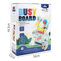 China Educational Wooden Montessori Busy Board For Toddlers for sale