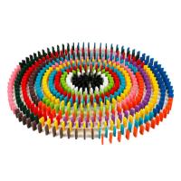 China 100 200 300 500PCS Wooden Dominos Building Blocks for sale