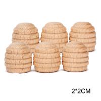 China 6pcs Rainbow Stacker Montessori Educational Wooden Toys for sale