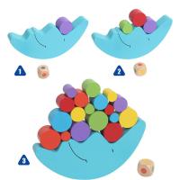 China Wooden Montessori Moon Balance Game For Early Learning for sale