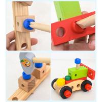 China ODM Multifunctional Kid Simulation Wooden Toolbox Toy for sale