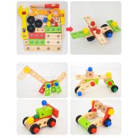 China ODM Multifunctional Kid Simulation Wooden Toolbox Toy for sale