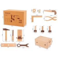 China Wooden Montessori Multifunctional Repair Tool Set For Boys for sale