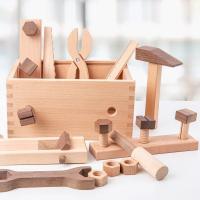 China Wooden Montessori Multifunctional Repair Tool Set For Boys for sale