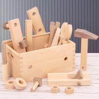 China Wooden Montessori Multifunctional Repair Tool Set For Boys for sale