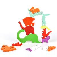 China ISO Stereoscopic Wooden Animal Puzzle For Kids Early Education for sale