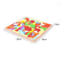 China ISO Stereoscopic Wooden Animal Puzzle For Kids Early Education for sale