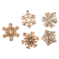 China Scrapbooks Painting Snowflake Pattern Handmade Wooden Crafts for sale