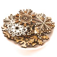 China Scrapbooks Painting Snowflake Pattern Handmade Wooden Crafts for sale