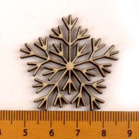 China Scrapbooks Painting Snowflake Pattern Handmade Wooden Crafts for sale