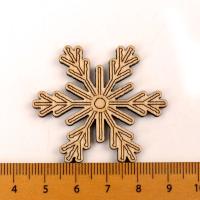 China Scrapbooks Painting Snowflake Pattern Handmade Wooden Crafts for sale