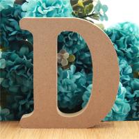 China Nontoxic Standing 3.94in Wooden Letters Alphabet For Wedding for sale