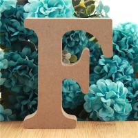 China Nontoxic Standing 3.94in Wooden Letters Alphabet For Wedding for sale