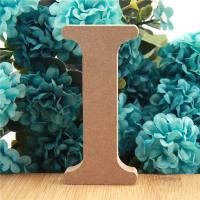 China Nontoxic Standing 3.94in Wooden Letters Alphabet For Wedding for sale